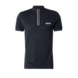 BOSS Funktionsshirt 'Taylor TOC' Herren Größe XL dunkelbeige / schwarz / weiß
