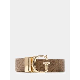 Guess G&uuml;rtel'CALISTA NOT ADJ & REV H30' Damen Gr&ouml;&szlig;e 65 sand / braun / gold / offwhite