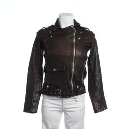 Golden Goose Deluxe Brand Golden Goose Lederjacke / Ledermantel Damen Größe XS Second Hand braun
