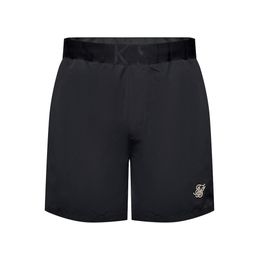 SikSilk Board Shorts male Black size L