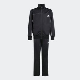 adidas Sportswear Sportanzug Jungen Gr&ouml;&szlig;e 164 schwarz / wei&szlig;