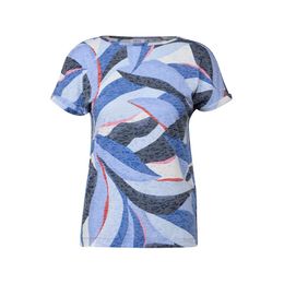 Cecil T-Shirt Damen Gr&ouml;&szlig;e S navy / hellblau / dunkelblau / rosa