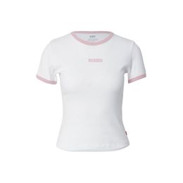 Levi's LEVI'S T-Shirt 'Graphic Ringer Rickie' Damen Größe L rosa / weiß