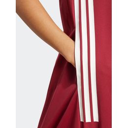 adidas Sportswear Kleid 'Tiro Q2' Damen Gr&ouml;&szlig;e 42/44 gr&uuml;n / bordeaux / wei&szlig; Winterkleid
