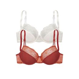 Nuance Bra female Red, White size 105