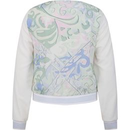 Sportalm Kitzb&uuml;hel Jacke Damen Gr&ouml;&szlig;e L hellblau / hellgr&uuml;n / ros&eacute; / wei&szlig;