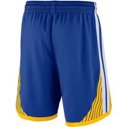 Nike Sportshorts 'Golden State Warriors' Herren Gr&ouml;&szlig;e L kobaltblau / gelb / wei&szlig;