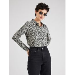 s.Oliver Bluse Damen Größe XS grau / dunkelgrün / weiß