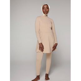 SIYA Swimwear Badeanzug 'East &ndash; Burkini/Modest' Damen Gr&ouml;&szlig;e M beige