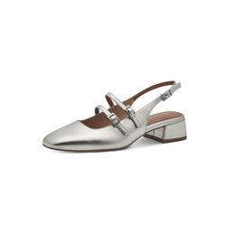 Tamaris Slingback Pumps female Silver size 41