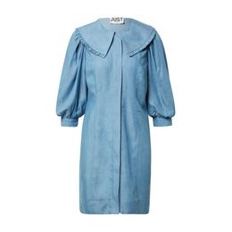 Just Female Kleid 'Texas' Damen Größe 38 blue denim Winterkleid