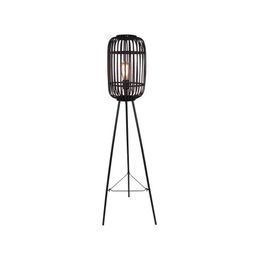 Brilliant Standleuchte, dreibeinig Woodrow 45 cm in holz dunkel/schwarz | Gr.: onesize