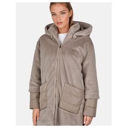 WHITE LABEL Longjacke in taupe | Gr.: 42