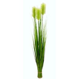 Kunstpflanze I.GE.A. "Pampasgrasbund", grün, B:25cm H:150cm L:25cm, Polyester, Kunstpflanzen