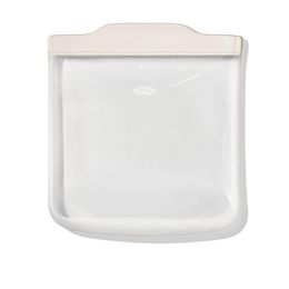 Frischhaltebeutel OXO GOOD GRIPS, transparent, B:21,1cm H:19,3cm, Silikon, Folienbeutel, Silikon, wiederverwendbar, 828 ml