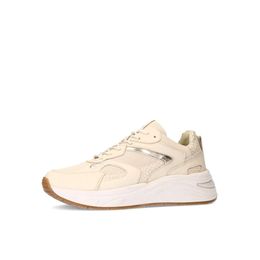Manfield Sneaker Damen Gr&ouml;&szlig;e 39 creme / gold