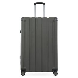 Hartschalen-Trolley Hauptstadtkoffer "Q-Damm, verschiedene Farben und Größen", Gr. B/H/T: 51cm x 78cm x 31cm 111 l, grau (graphite), ABS, festlich, Koffer, Hartschalenkoffer Reisekoffer Trolley mit TSA-Schloss