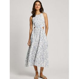 Pepe Jeans Kleid 'DONATELLA' Damen Größe 36 saphir / weiß