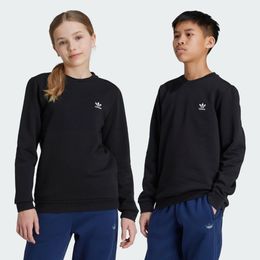 adidas originals Sweatshirt 'Trefoil Essentials' Jungen Gr&ouml;&szlig;e 170 schwarz / wei&szlig;