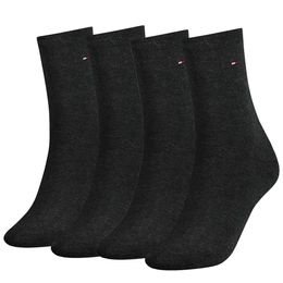 Tommy Hilfiger Socken Damen Gr&ouml;&szlig;e 35/38 anthrazit / rot / wei&szlig;