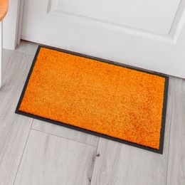 Fu&szlig;matte my home, B:60cm H:9mm L:90cm, orange, Obermaterial: 100% Polyamid, Flur, Teppiche, "Fresh Step, Made in Belgium", f&uuml;r den Eingangsbereich,
