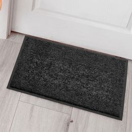 Fu&szlig;matte my home, B:40cm H:9mm L:60cm, schwarz, Obermaterial: 100% Polyamid, Flur, Teppiche, "Fresh Step, Made in Belgium", f&uuml;r den Eingangsbereich,