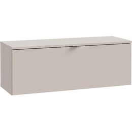 Lowboard FORTE, B:99,5cm H:37,5cm T:34,8cm, beige, Spanplatte, Wohnzimmer, Sideboards, "LibertadTV-Board, TV-Schrank", TV Board, erweiterbar,