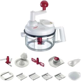 Westmark Zerkleinerer "Multi-Kulti", B:32,5cm H:26cm, rot, Zerkleinerer, K&uuml;chenmaschine, 9 in 1, f&uuml;r viele unterschiedliche Anwendungen