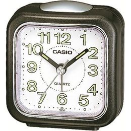 Casio Quarzwecker "TQ-142-1EF", schwarz, Wecker, Wecker, Reisewecker, Leuchtzeiger, Leuchtziffern, Schlafzimmer