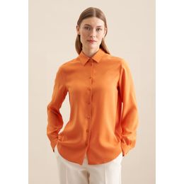 Seidensticker Damen Hemdbluse, orange, Gr. 38, unifarben, 100% Viskose, Blusen, 1/1 Uni