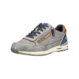 Mustang Shoes Herren Sneaker "Mustang Shoes Sneaker Lederimitat", Gr. 44, grau, Lederimitat, Schuhe