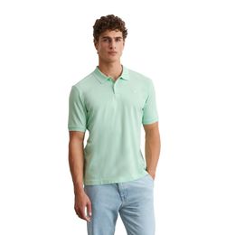 Marc O'Polo MARC O'POLO Herren Poloshirt, blau, Gr. XL, Jersey, Obermaterial: 95% Baumwolle, 5% Elasthan, Shirts, aus Piqué, regular fit, kontrastfarbene Details