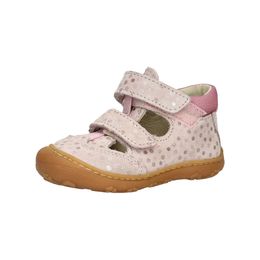 Pepino Baby Lauflernschuh "Pepino Halbschuhe Leder/Textil", Gr. 21, rosa, Leder, Textil, Schuhe