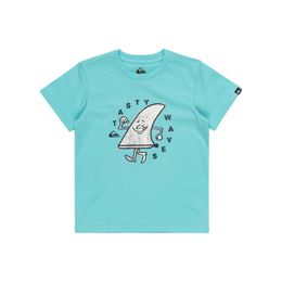 Quiksilver Jungen Shirttop "Tasty Waves", blau, Gr. 4, 100% Baumwolle, Tops
