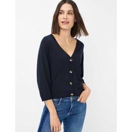 Brax Damen Cardigan "Style ANIQUE", blau, Gr. 38, Strick, 86% Viskose, 14% Polyester, Strickjacken