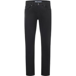 MAC Herren Stoffhose "Arne"midnight blau ppt, Gr. 42, unifarben, Web, Obermaterial: 96% Baumwolle, 4% Elasthan, Hosen, im Five-Pocket Style
