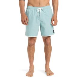 Quiksilver Herren Boardshorts "Original Scallop 17"", blau, Gr. L, 92% Polyester, 8% Elasthan, Hosen