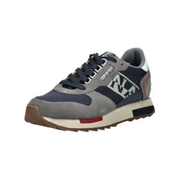 Napapijri Herren Sneaker "Napapijri Sneaker Lederimitat/Textil", Gr. 44navy, grau, Lederimitat, Textil, Schuhe