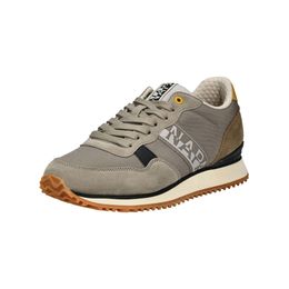 Napapijri Herren Sneaker "Napapijri Sneaker Lederimitat/Textil", Gr. 43, braun, Lederimitat, Textil, Schuhe