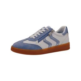 Marco Tozzi Damen Sneaker "Marco Tozzi Sneaker Lederimitat/Textil", Gr. 40, blau, Lederimitat, Textil, Schuhe
