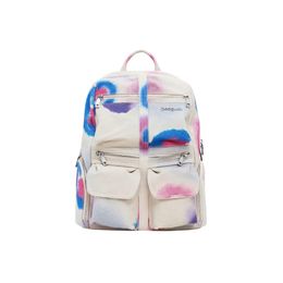 Desigual Rucksack Damen Gr&ouml;&szlig;e One Size blau / pink / wei&szlig;