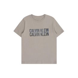 Calvin Klein Jeans T-Shirt Jungen Größe 140 grau / schwarz