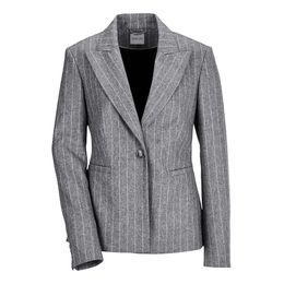 Madeleine Mode MADELEINE Blazer Damen Gr&ouml;&szlig;e 48 silbergrau / hellgrau
