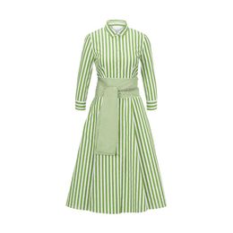 Madeleine Mode Madeleine Shirt Dress female Green, White size 34
