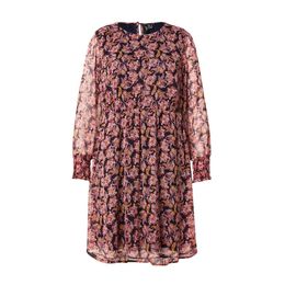 Vero Moda Curve Kleid 'VMCSMILLA' Damen Größe 48 navy / gelb / rot Winterkleid