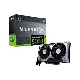 MSI GeForce RTX 5060 VENTUS 2X OC 8G, Grafikkarte DLSS 4, 3x DisplayPort, 1x HDMI 2.1