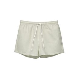 Pull&Bear Pull&Bear Badeshorts Herren Gr&ouml;&szlig;e L pastellgr&uuml;n / wei&szlig;