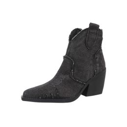 Ital-Design High Heel in Schwarz und Grau | Gr.: 37