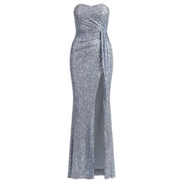 Kraimod Abendkleid Damen Größe 36 hellblau Winterkleid