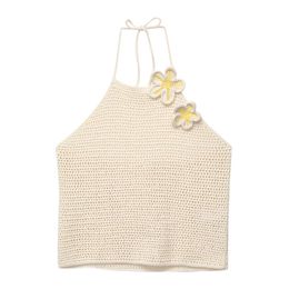 Pull&Bear Pull&bear Knitted Top female Beige size XS